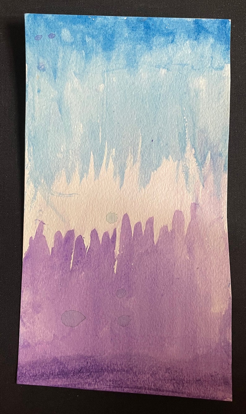 Purple and Blue Rain - Etsy