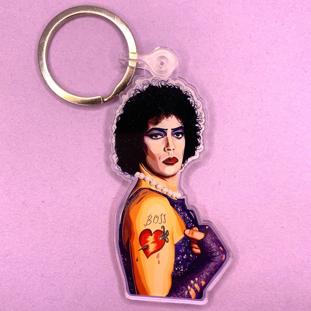 Rocky Horror Picture Show Frank N Furter Keyring / Keychain Musical ...