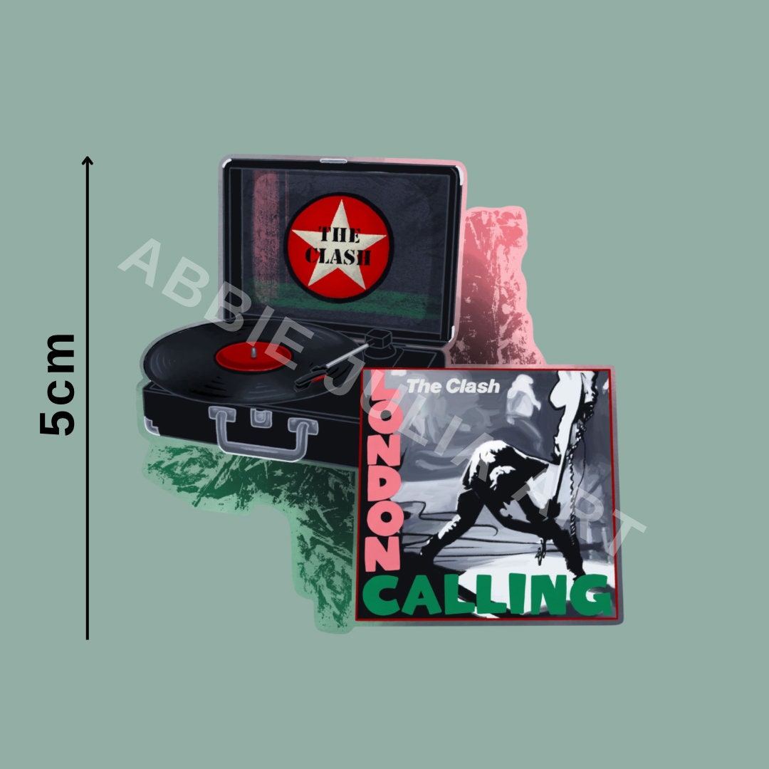 The Clash London Calling Album Cover Acrylic Pin Badge - Etsy