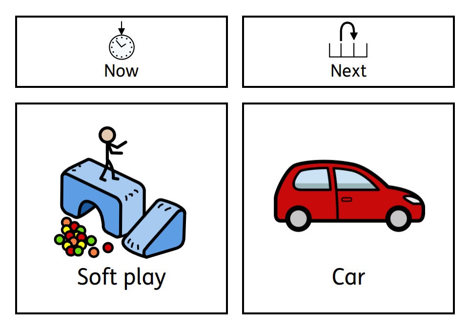 Now and Next Visual Aid - Complete With Tailored Symbol Packs! - Etsy UK