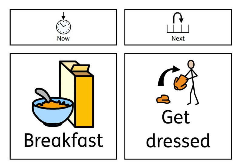 Now and Next Visual Aid - Complete With Tailored Symbol Packs! - Etsy
