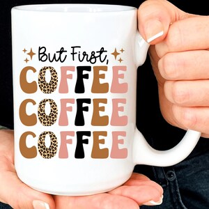 But First Coffee PNG SVG, Leopard Coffee Png Svg, Coffee Png Svg, Iced ...