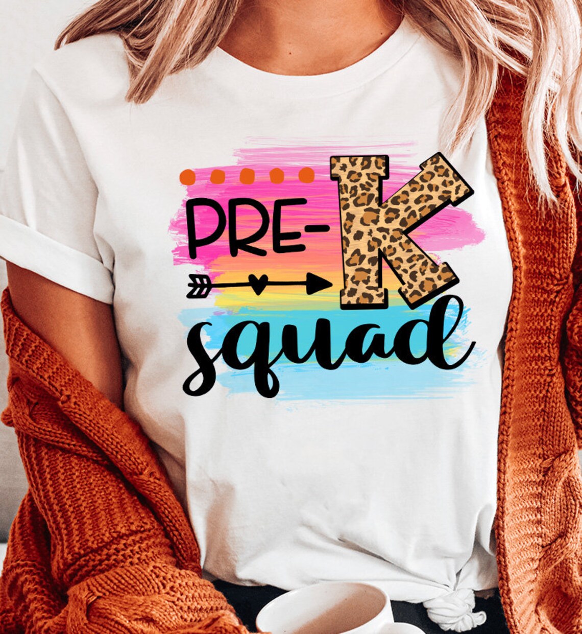 Pre-k Squad PNG Back to School Png Leopard Pre-k Printable - Etsy