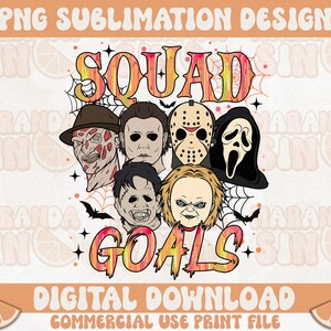 Halloween Png, Horror Halloween Png, Horror Squad Png, Scary Movie Png ...