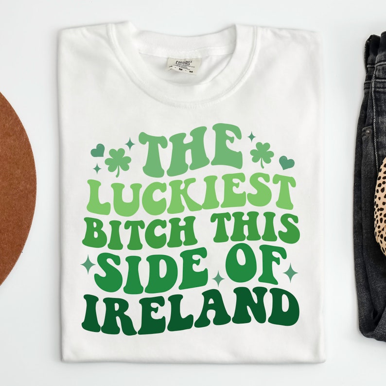 Retro St Patrick's Day SVG Bundle: Rainbow & Shamrock Quotes (cut File ...