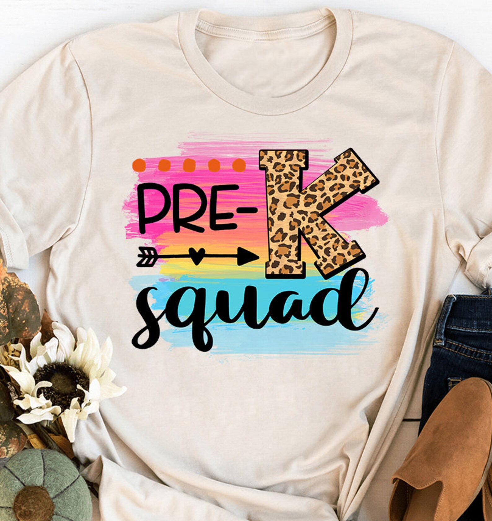 Pre-k Squad PNG Back to School Png Leopard Pre-k Printable - Etsy