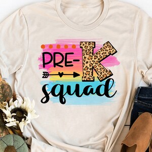 Pre-k Squad PNG, Back to School Png, Leopard, Pre-k Printable, Pre K ...