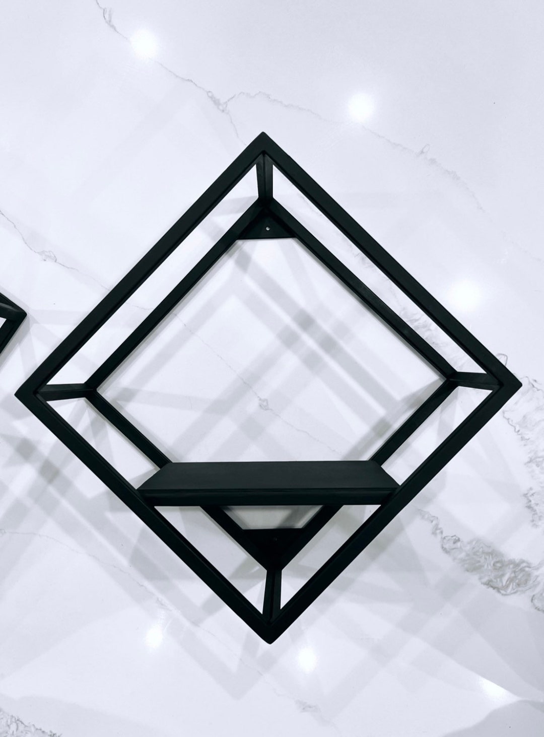 Metal Diamond Shaped Shelves - Etsy