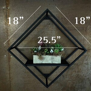 Metal Diamond Shaped Shelves - Etsy