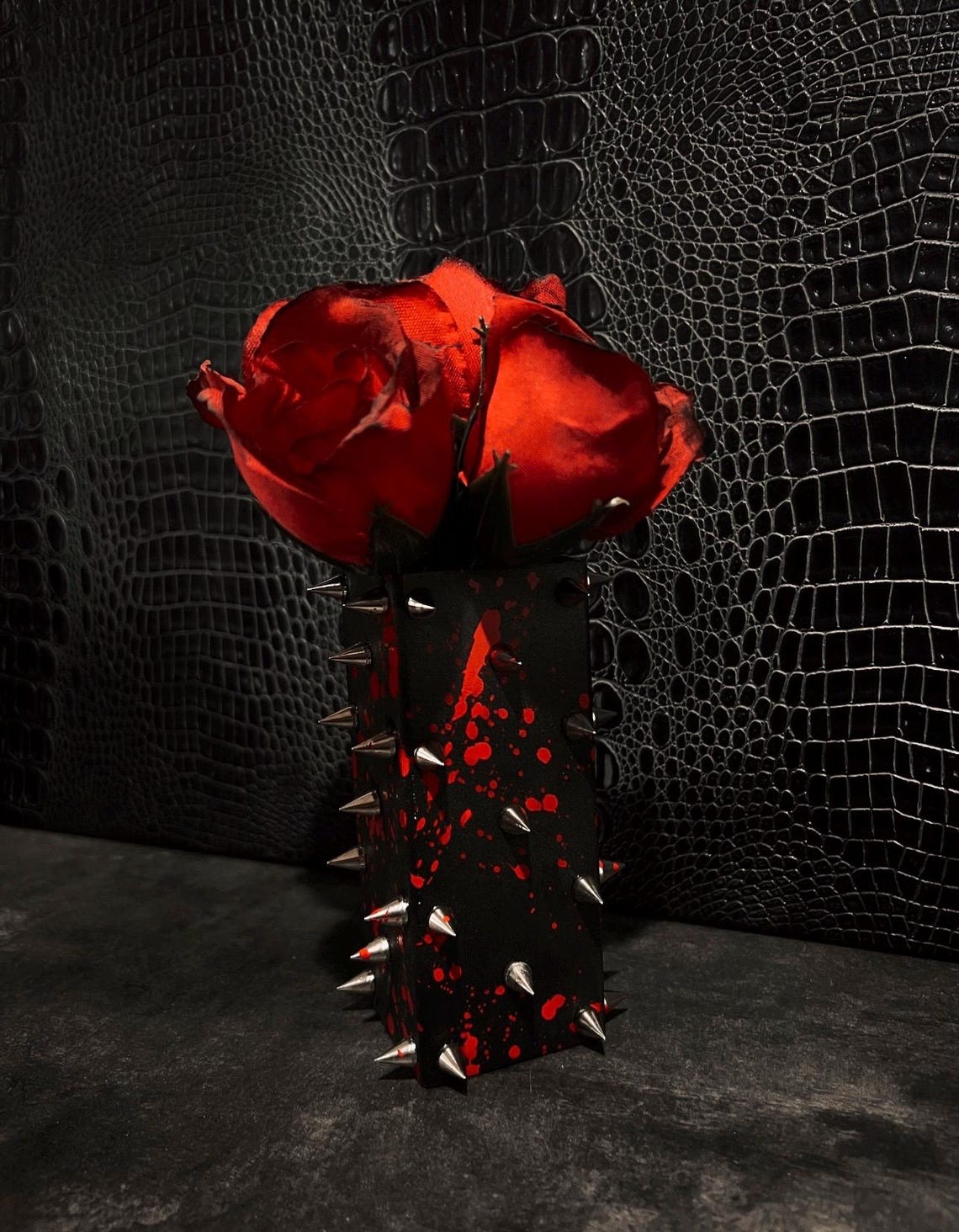 Handmade Metal Flower Vase: Modern Home Decor (6x2x2 Inches) - Etsy