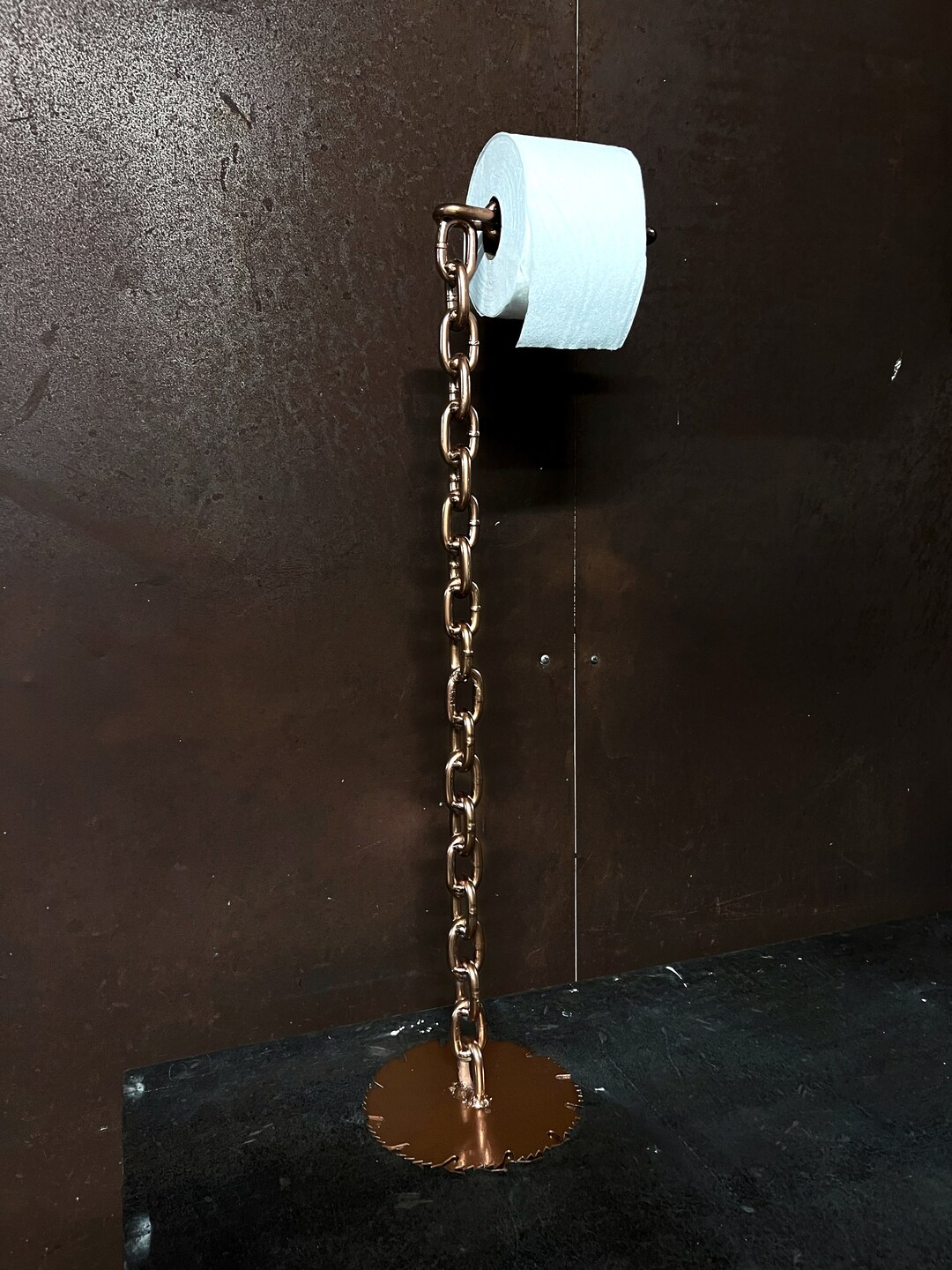 Copper Chain Toilet Paper Holder / Chain Toilet Paper Stand - Etsy