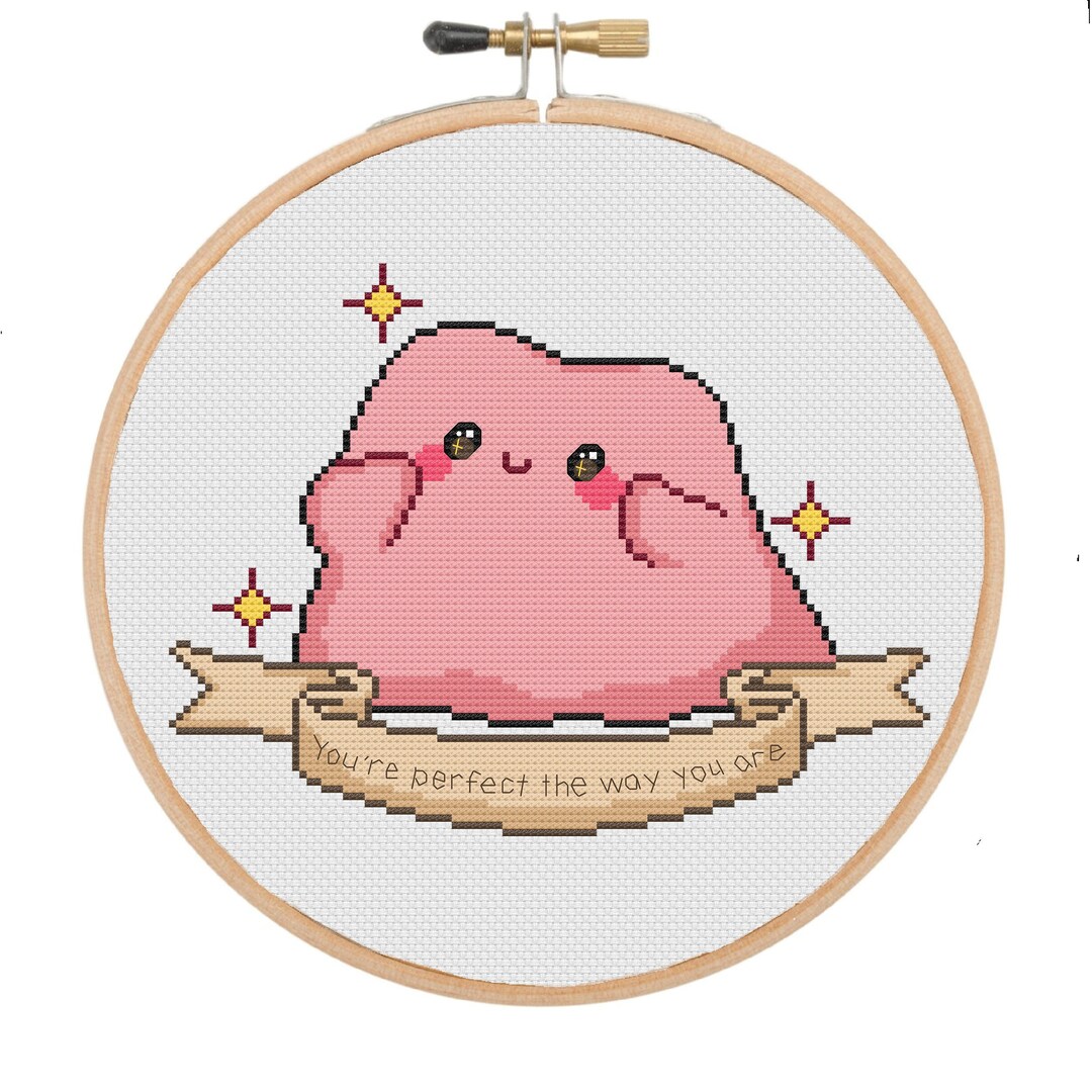 Pokemon Cross Stitch Pattern Ditto - Etsy