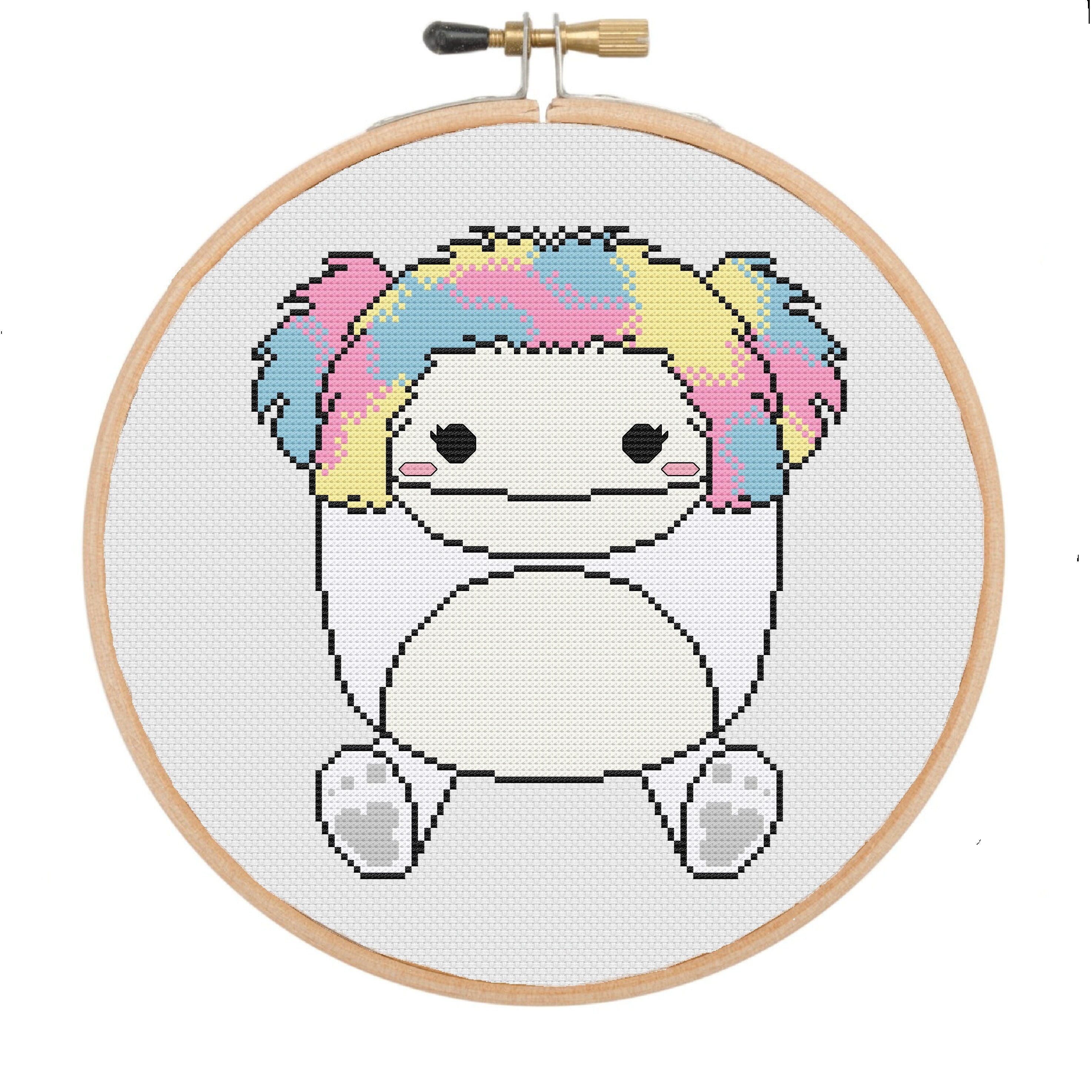 Squish Cross Stitch Pattern Zaylee Big Foot - Etsy