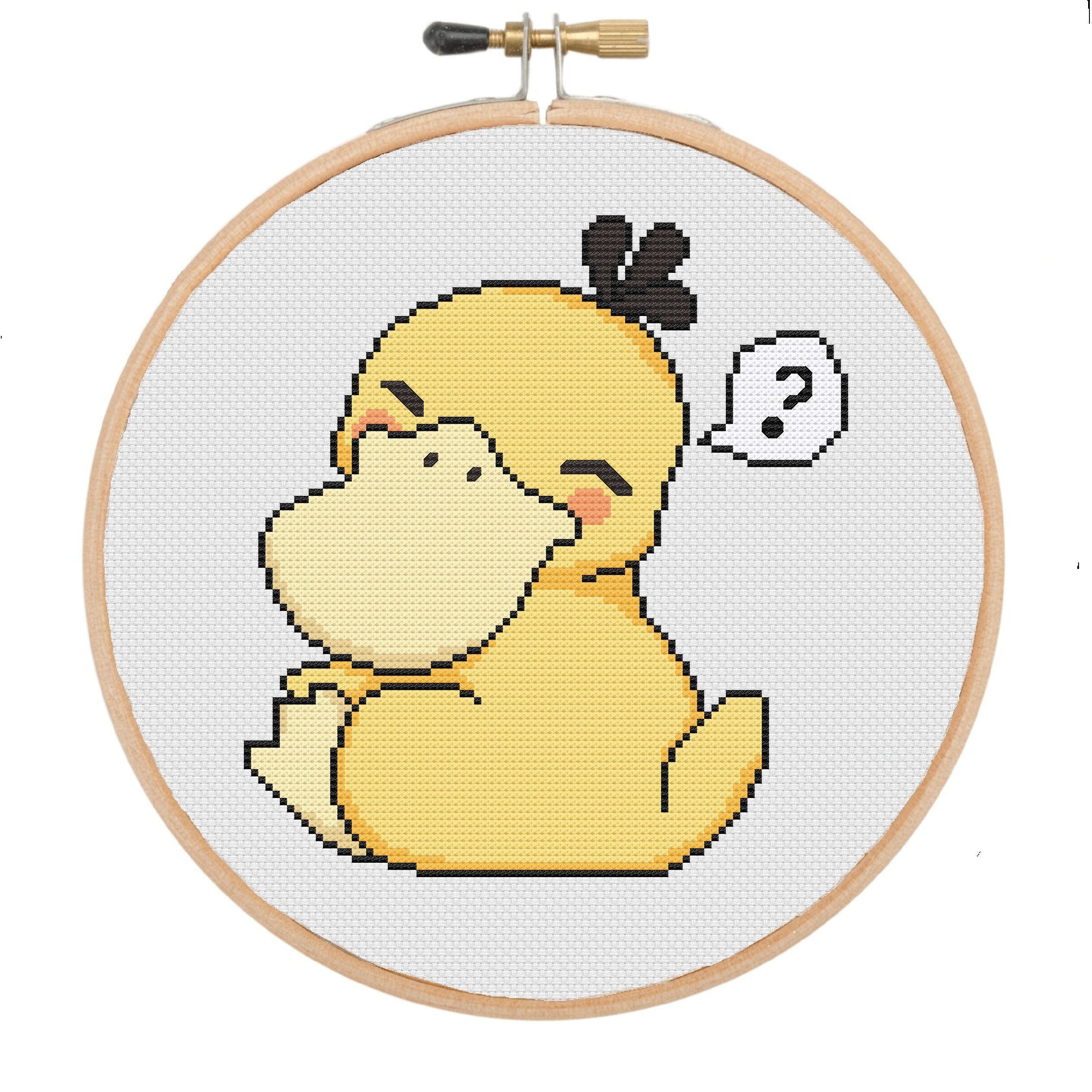 Pokemon Cross Stitch Psyduck - Etsy