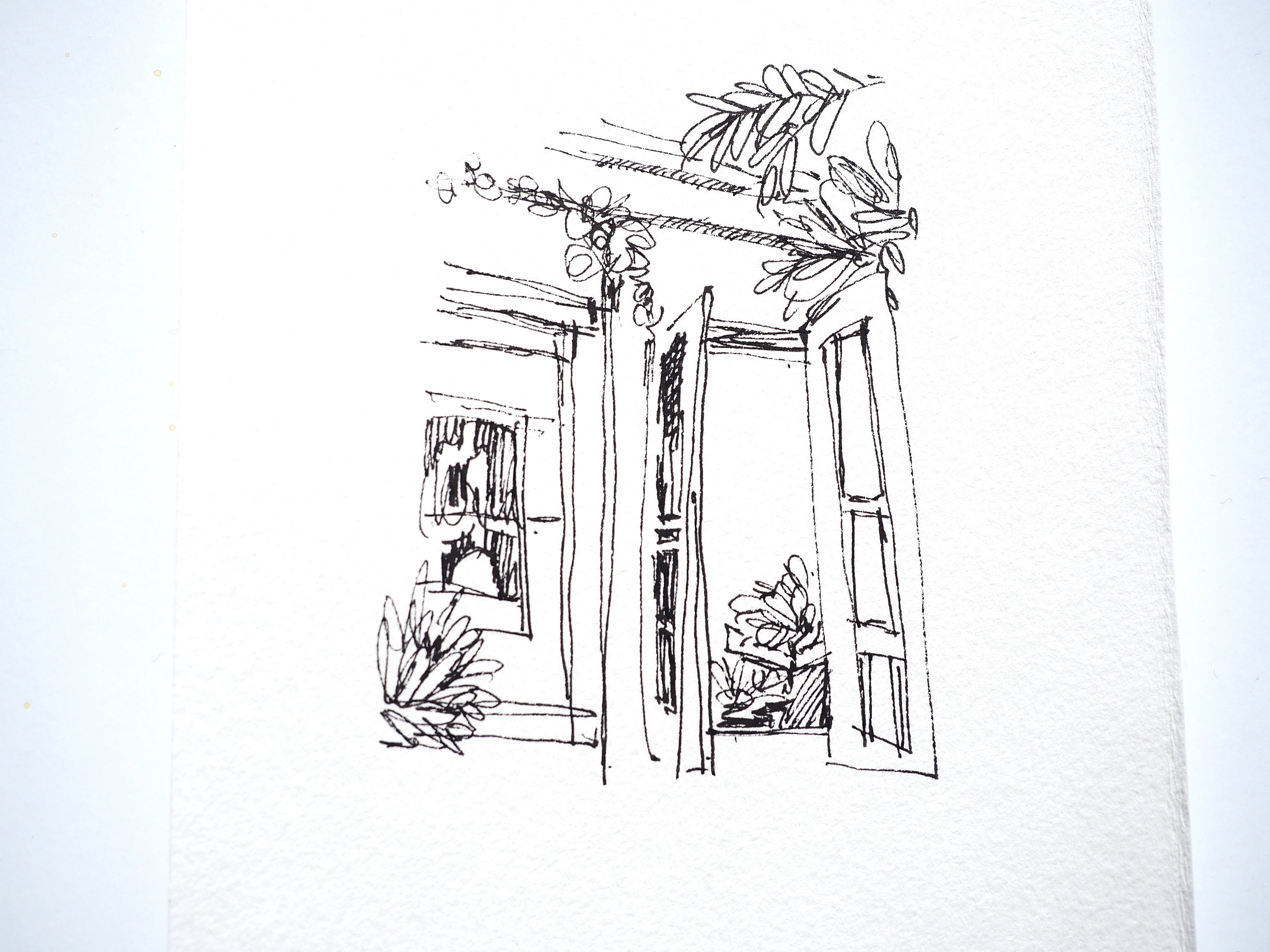 Window Pencil Drawing