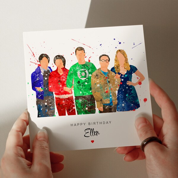 Big Bang Theory Card - Etsy UK