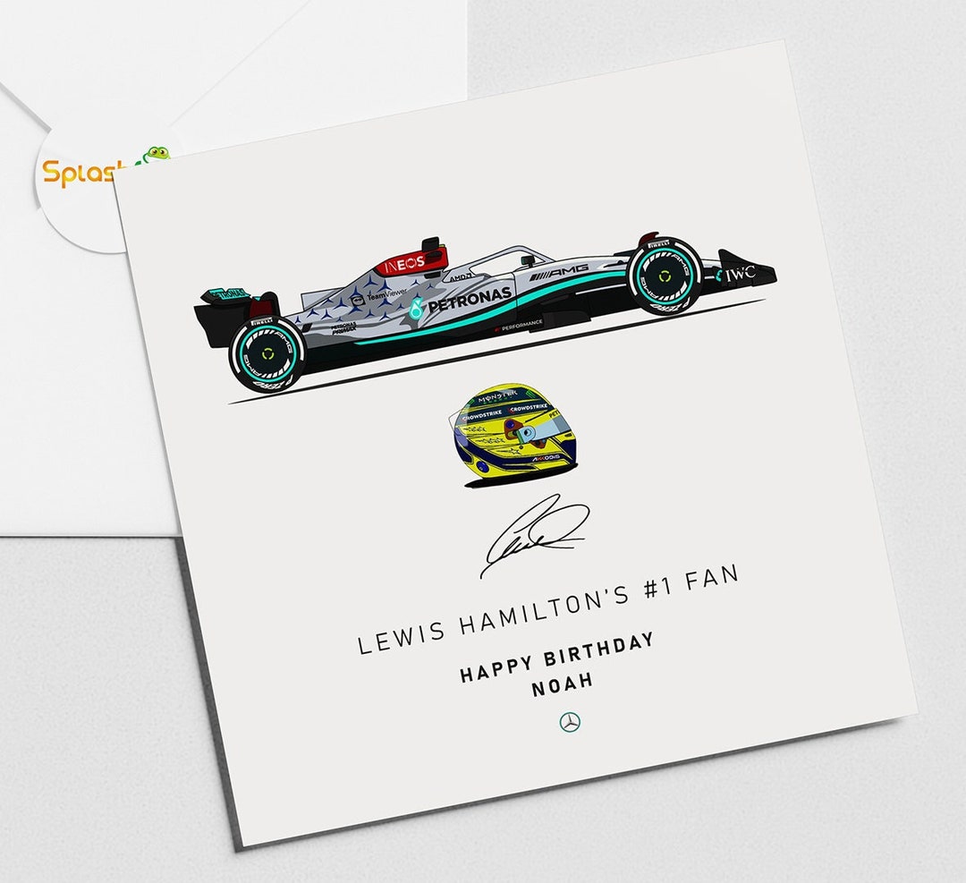 Hamilton Birthday Card, Personalised Card, Card for Son, Card for ...