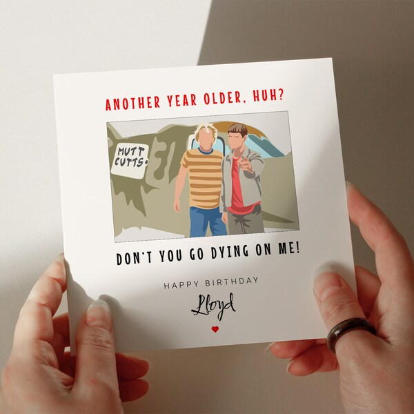 Printable Dumb and Dumber Card - Etsy