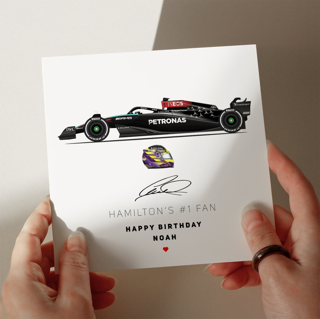 2024 Hamilton Birthday Card, Personalised Card, Card for Son, Card for ...