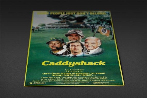 Caddyshack Movie Poster Classic Vintage Wall Art Print Film Photo Art ...