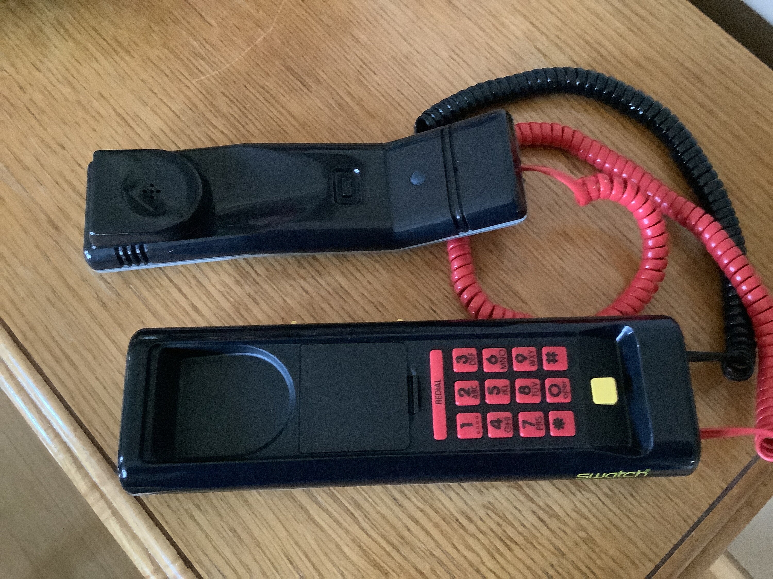 Vintage Swatch Twin Phone, Retro Style House Phone, 1980s, Post Modern ...