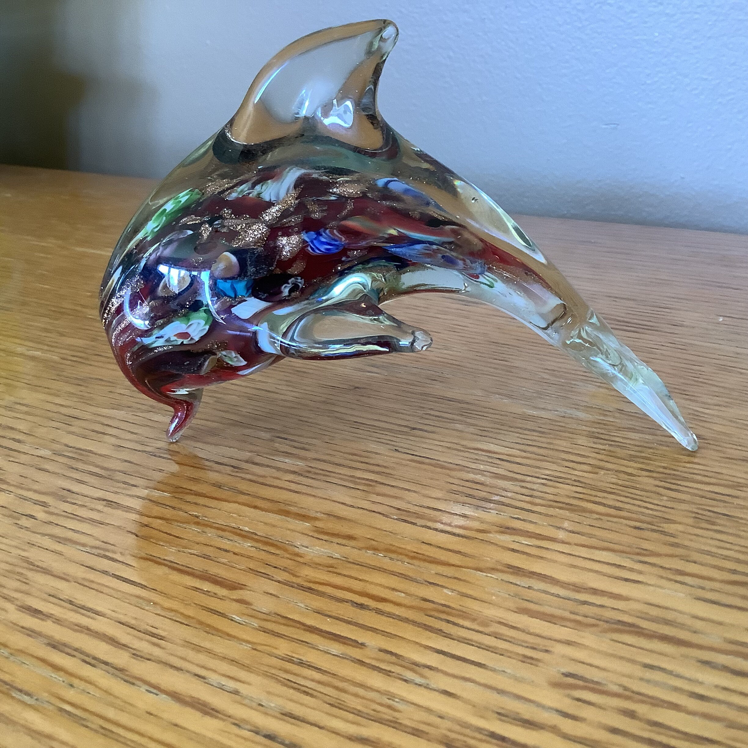 Murano Glass, Dolphin, Hand Blown, Hand Made, Millefiori, Beautiful ...