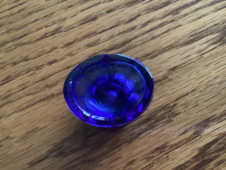 Vintage, Wyeth Eye Wash, Cobalt Blue Glass Eyecup, Originally Medicinal ...