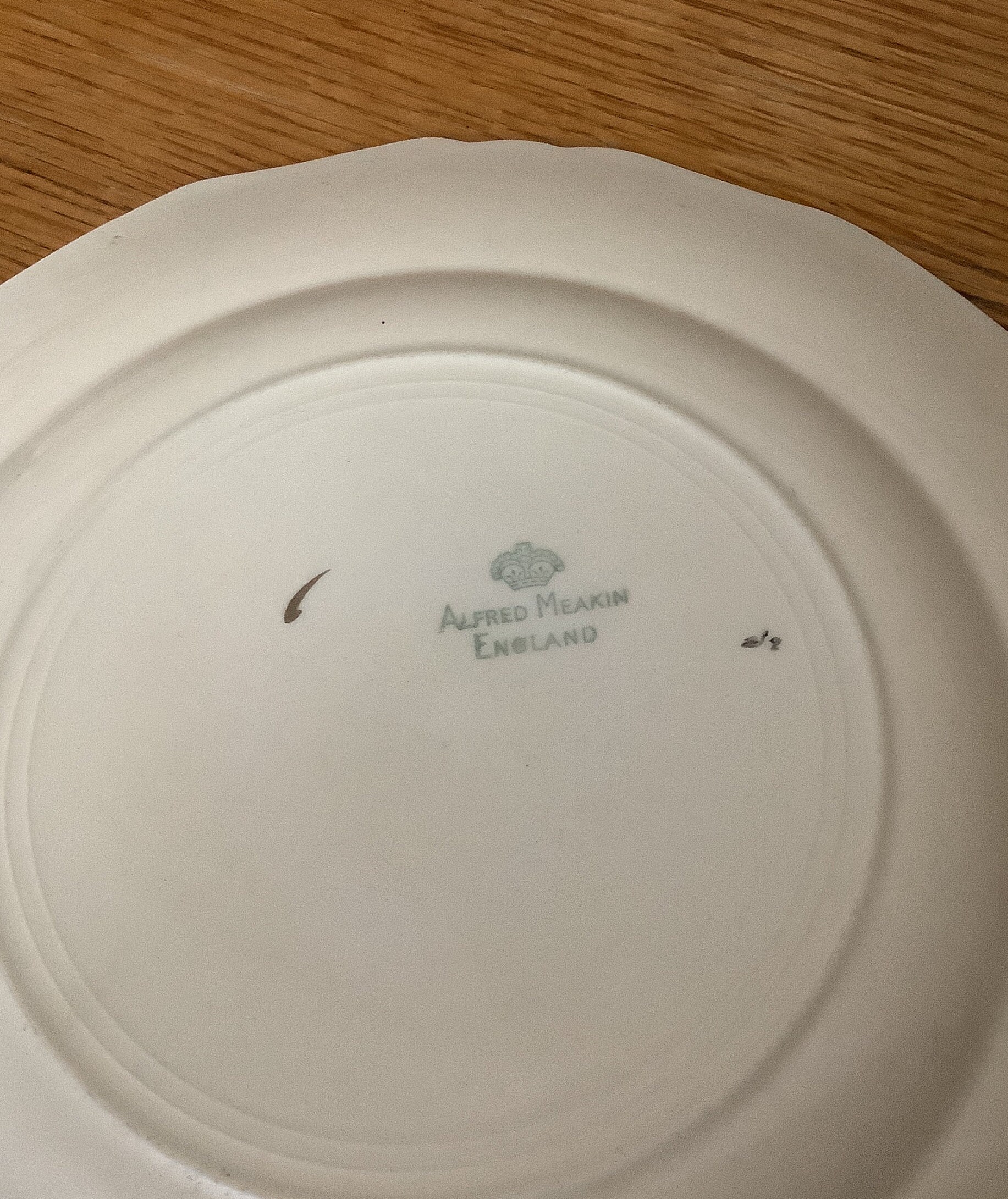 Vintage Queen Elizabeth Coronation Plate, by Alfred Meakin, 1950s, H.M ...