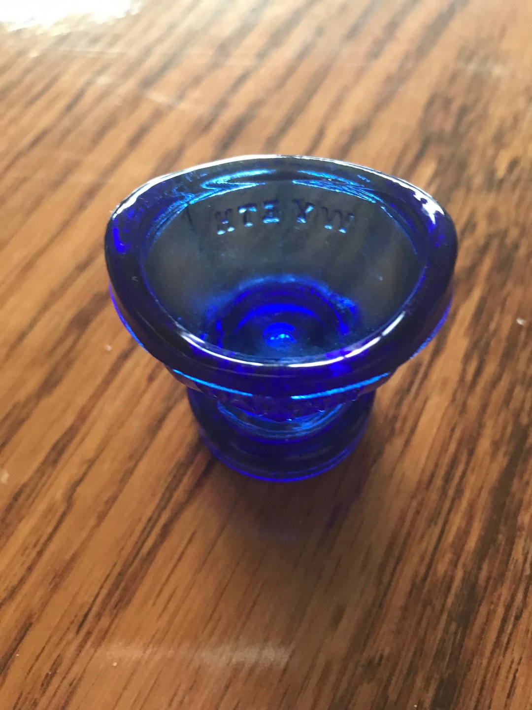 Vintage, Wyeth Eye Wash, Cobalt Blue Glass Eyecup, Originally Medicinal ...