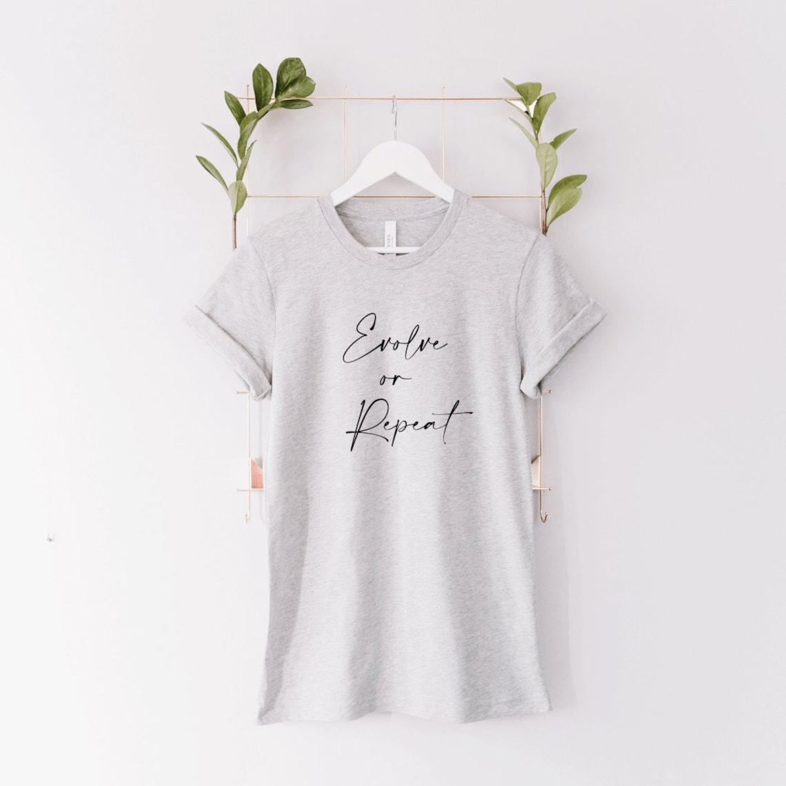 Evolve or Repeat Womens Tshirt, Motivational Tshirt, Inspirational ...