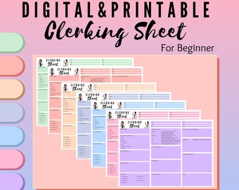 Pdf Clerking Sheet - Etsy