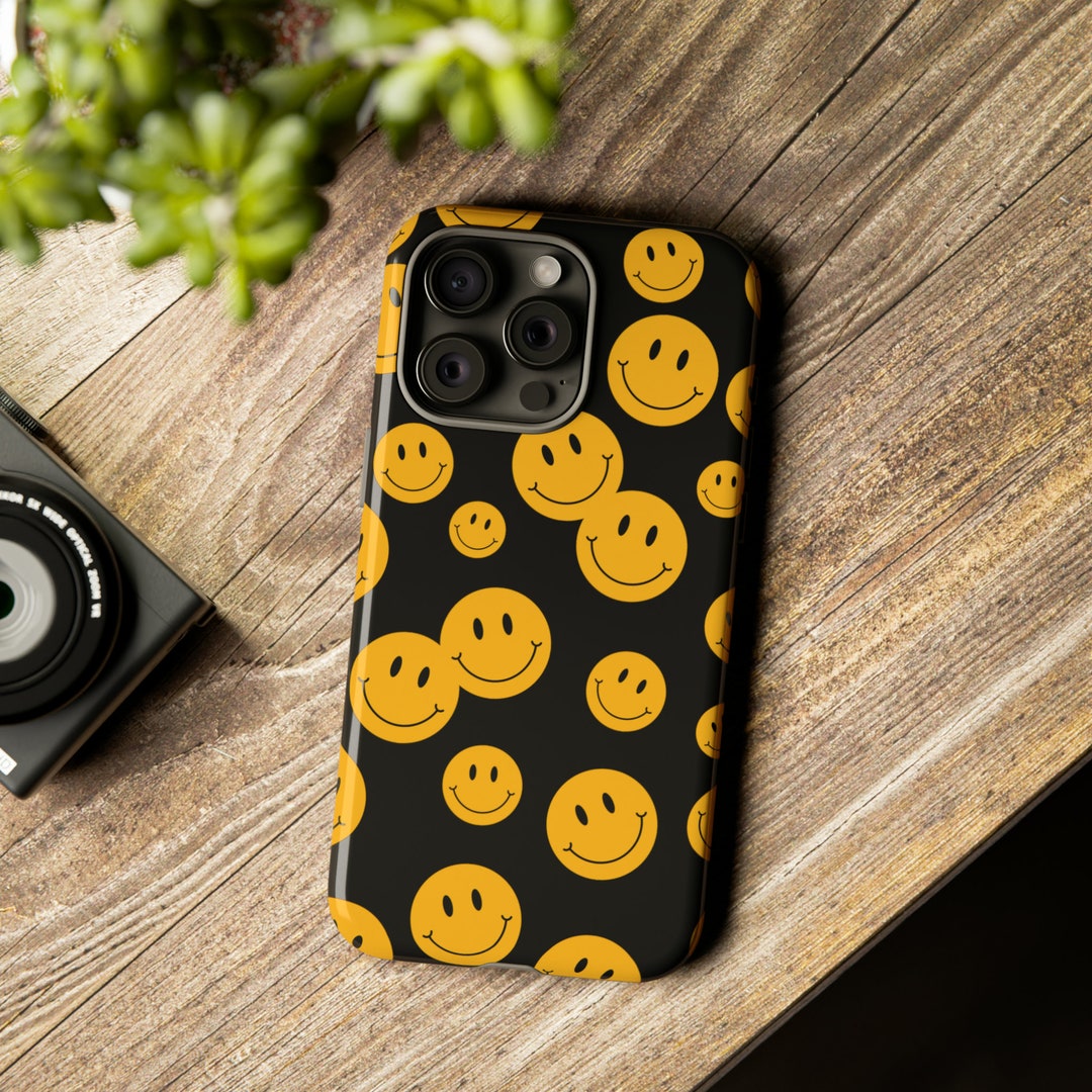 Smiley Face (black) Phone Tough Cases - Etsy