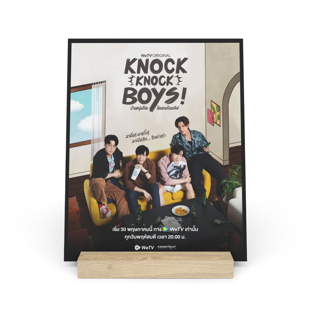 Knock Knock Boys Thai BL Drama Gallery Board With Stand - Featuring ...