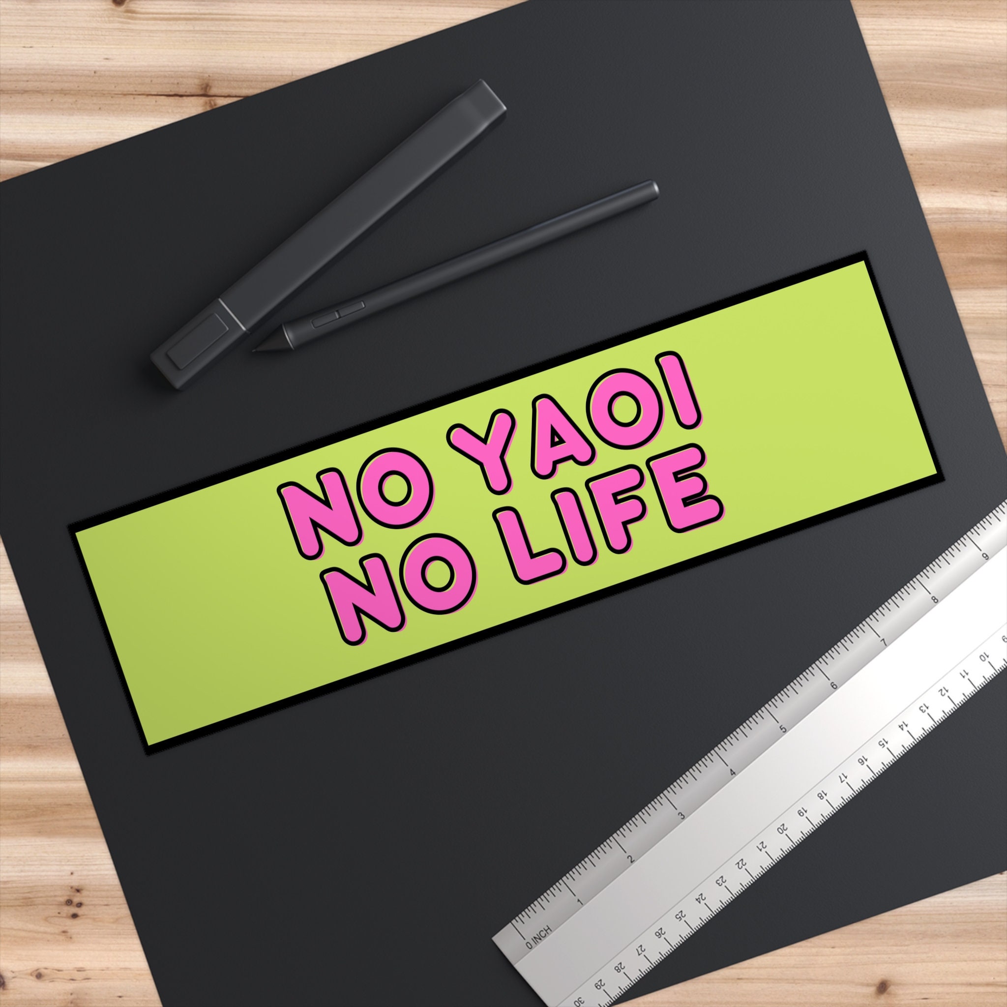 No Yaoi No Life Bumper Stickers - Etsy