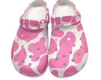 Cow Print Clogs - Etsy