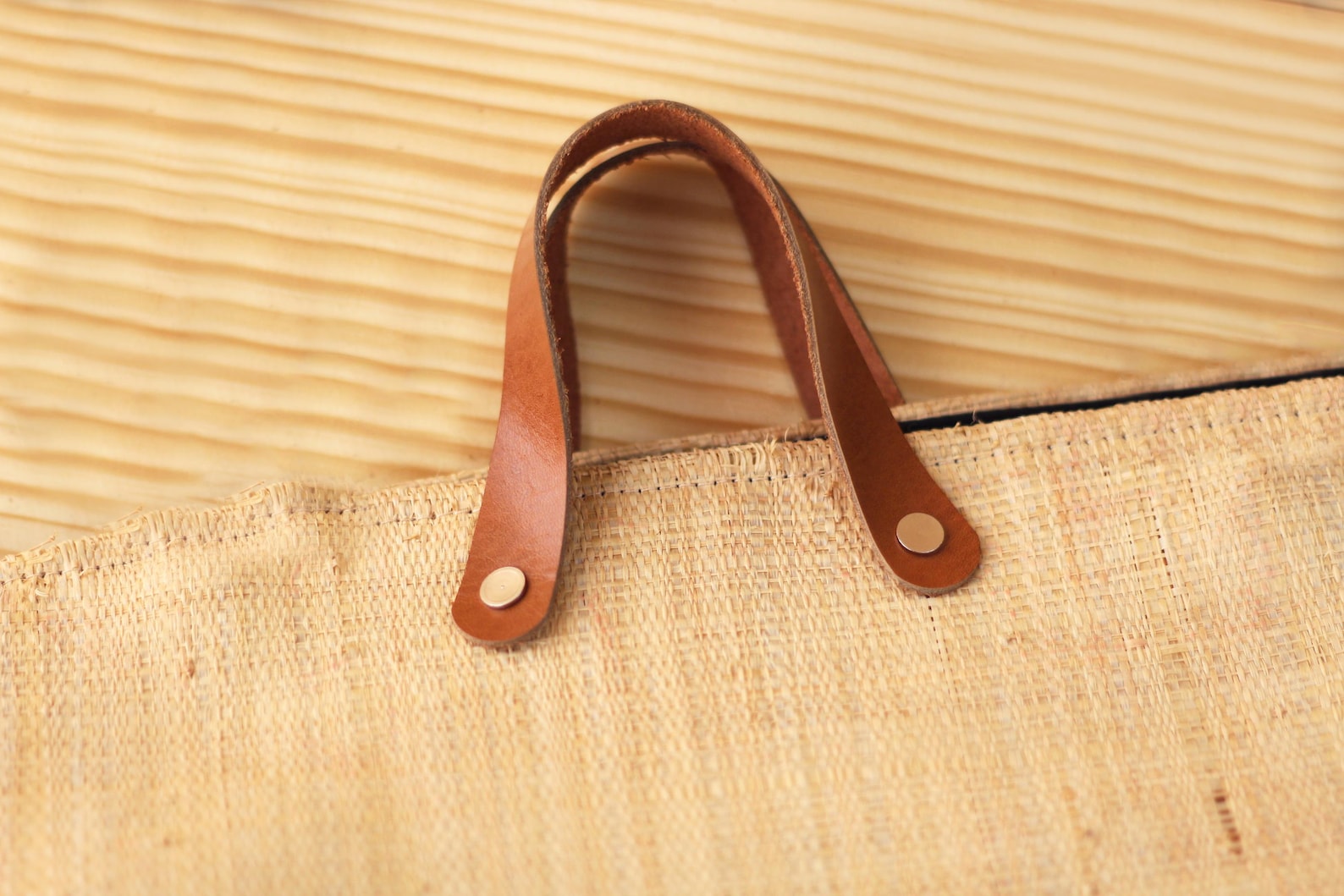Leather Handles for Basket / Knitting Bag / Crochet Bag - Etsy