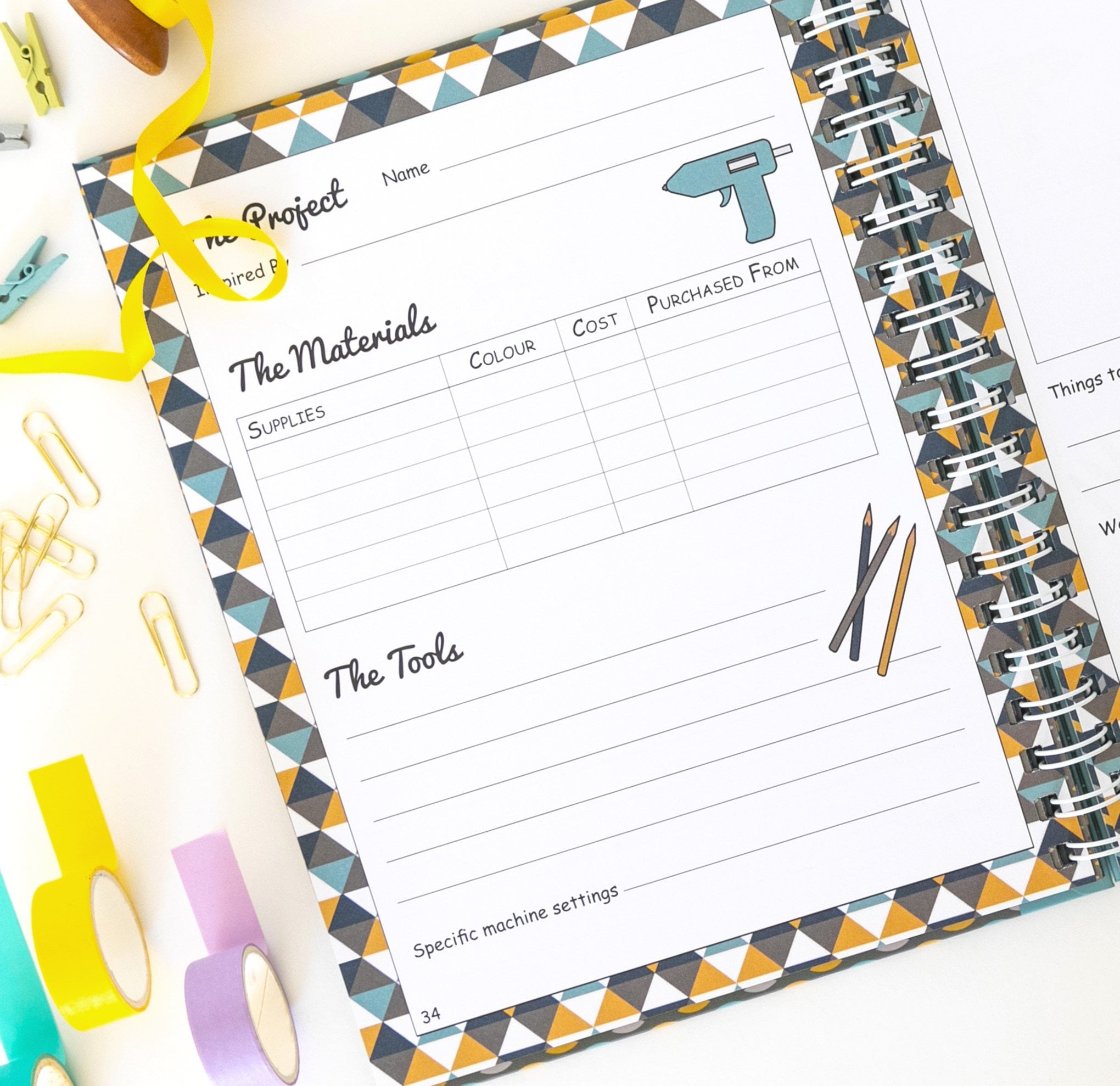 Creative Craft Project Planner – Craft Journal Notebook - Etsy