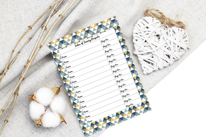 Sewing Journal | Printable | Sewing Record Book | PDF Download | Sewing ...