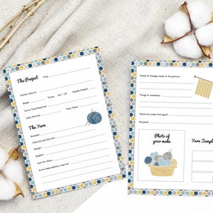 Kntting Journal | Printable | Knitting Record Book | PDF Download ...