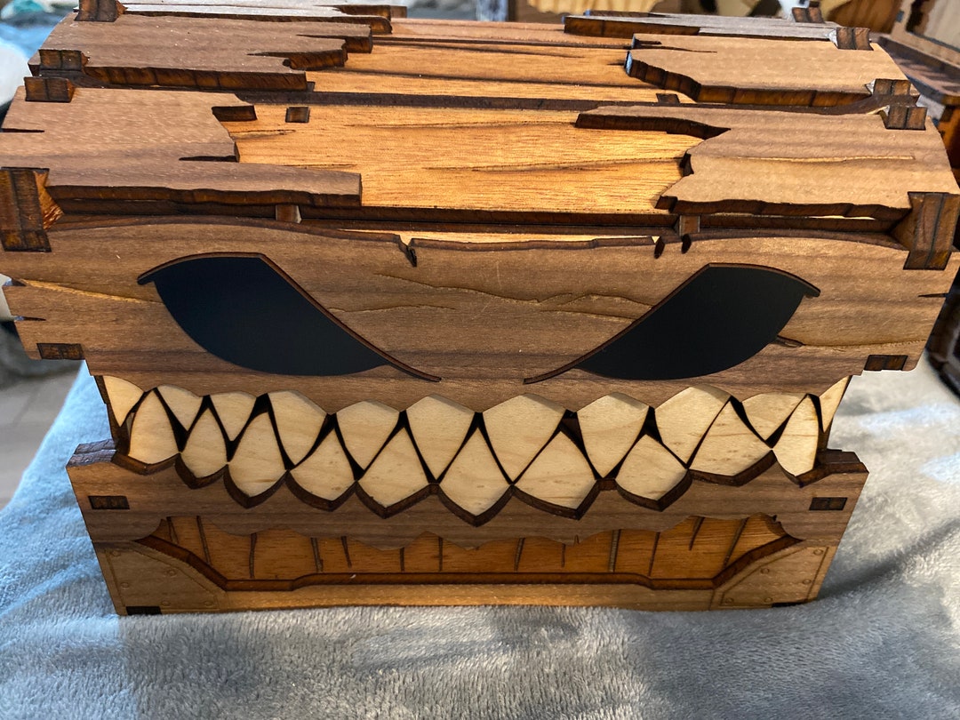 RPG DND Monster mimic Chest Dice Vault - Etsy