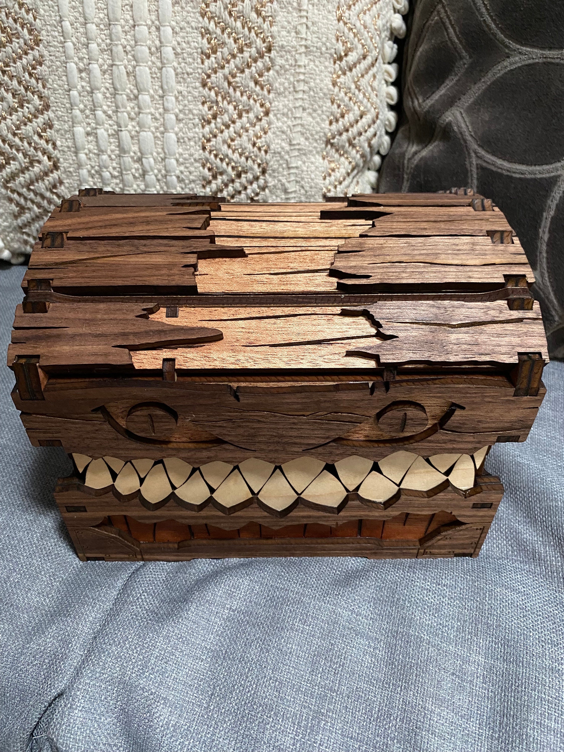 RPG DND Monster “mimic” Chest Dice Vault - Etsy