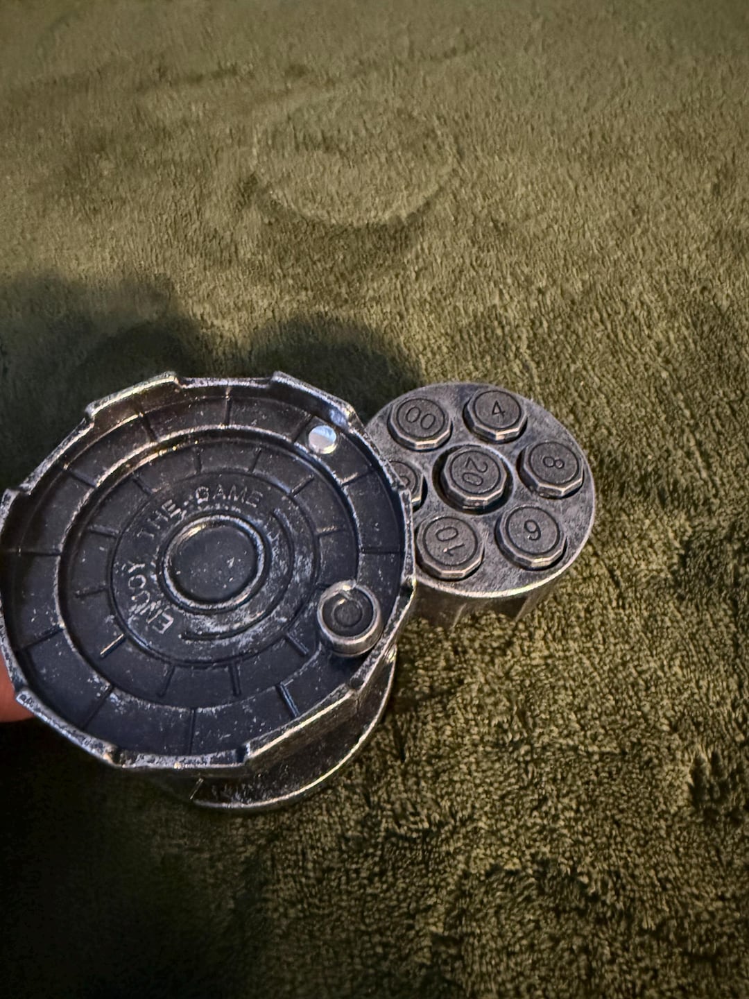 Full 7 D6 or D4-D20 Revolver Set Unique Metal Castle Fidget Spinner ...