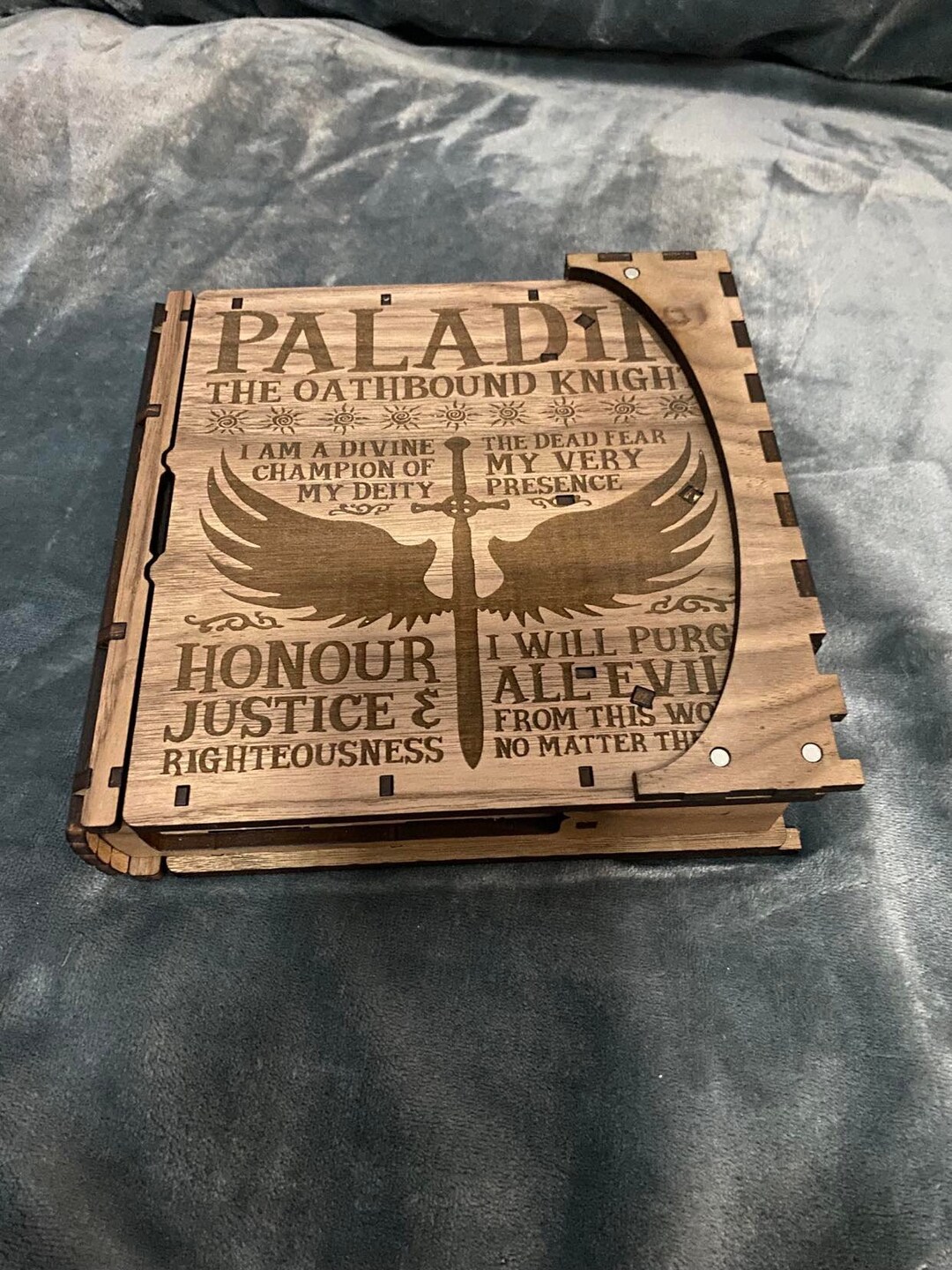 DND RPG Box Master Dice Vault With Dice Tower RPG - Etsy