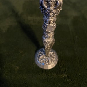 Unique DND Dice Dagger/wand, D20, D12, D10, D00, D8, D6, D4 W/leather ...