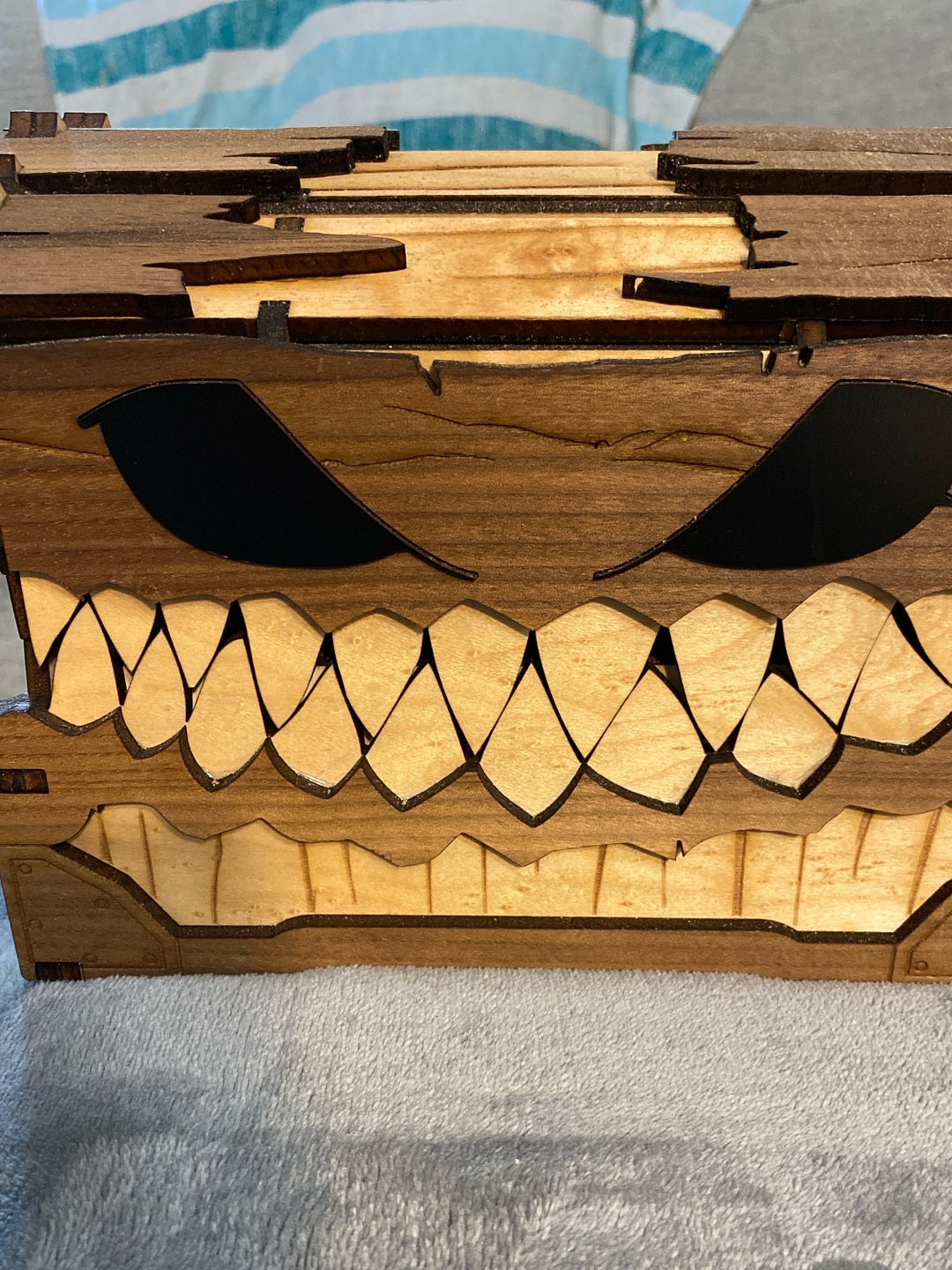 RPG DND Monster mimic Chest Dice Vault - Etsy