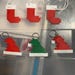 Santa Hat Keychain - Etsy