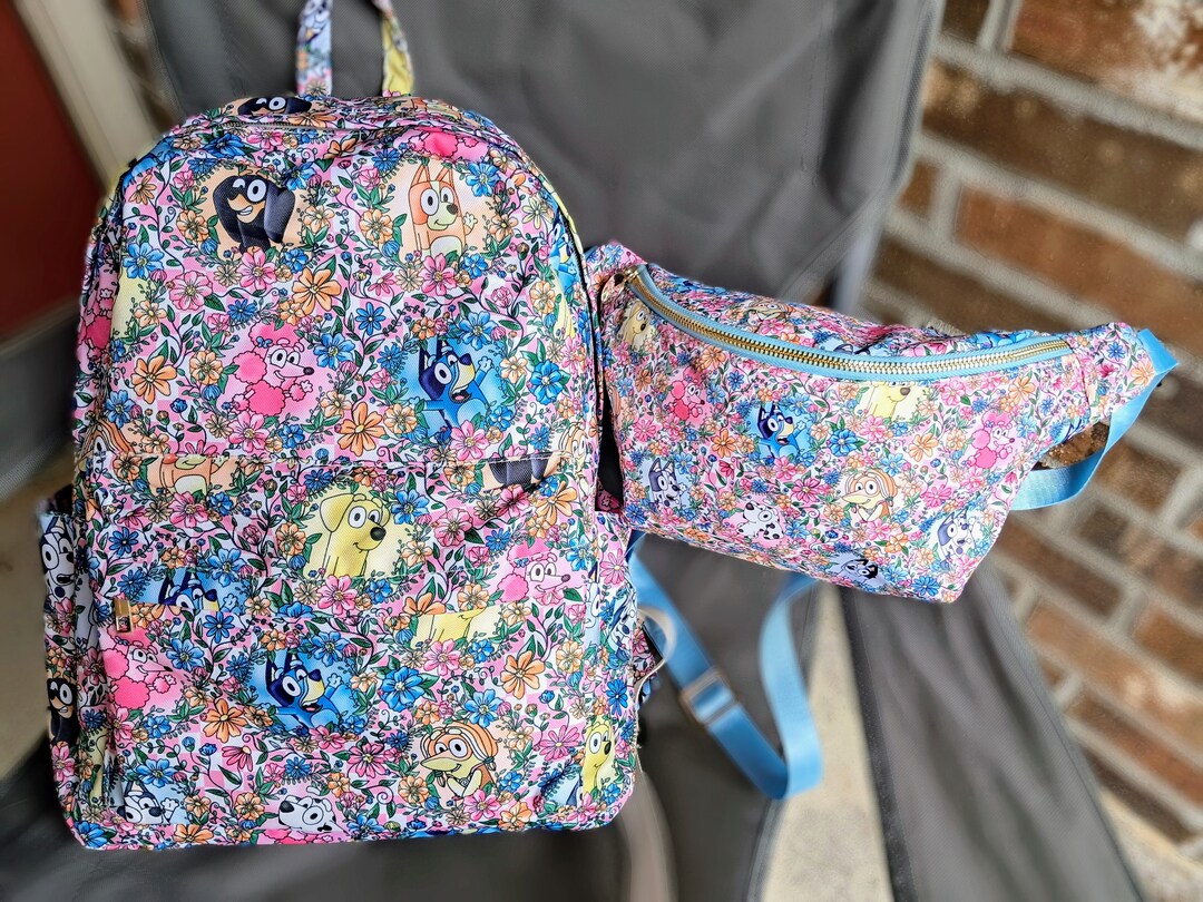 Bluey Floral Fanny Pack Crossbody - Etsy