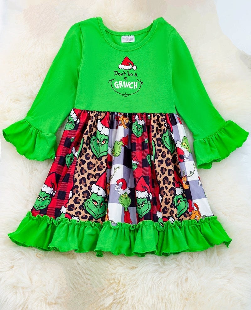 GRINCH Pattern Dresses - Etsy