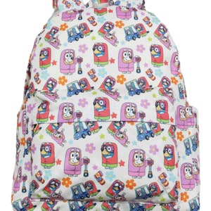 PRE-ORDER Bluey Pink Flower Backpack - Etsy