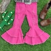 Pink Denim Bell Bottoms - Etsy